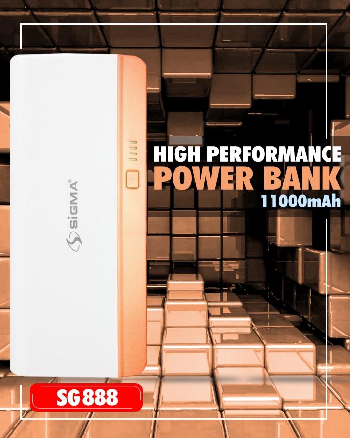 Buy Sigma Power Bank 11000 Mah Model SG 888 Online - Sasta.PK