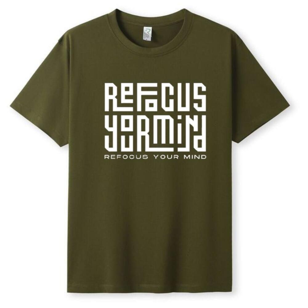 Buy Refocus Your Mind T-Shirt Online - Sasta.PK
