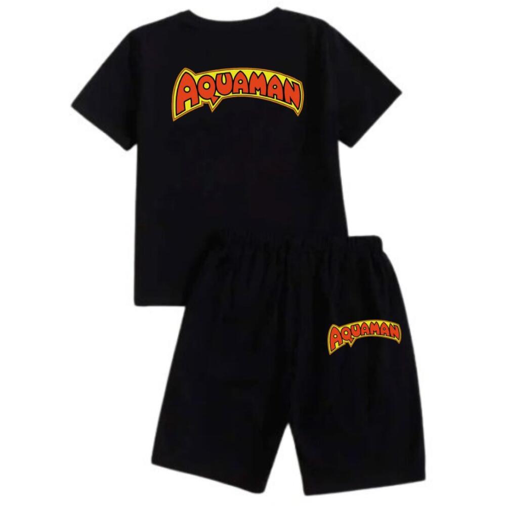 Buy Aquaman Red Animated Short Tracksuit Online - Sasta.PK